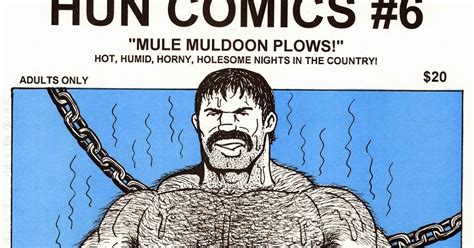 Гей эротика в рисунках и живописи Hun Comics 6 — Mule Muldoon Plows