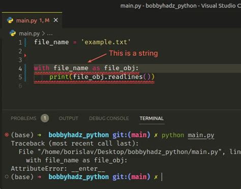 Attributeerror Enter Exception In Python Solved Bobbyhadz