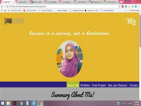 Sehrish Khan Fabacademy2018