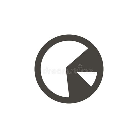 Analytics Circle Vector Icon Simple Element Illustrationanalytics Circle Vector Icon Stock
