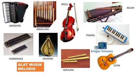 Contoh Alat Musik Melodis Sebagai Berikut