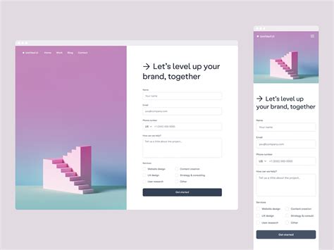 Contact Form Untitled UI By Jordan Hughes On Dribbble