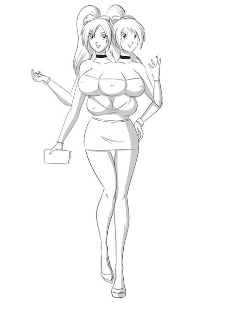 Rule 34 1girls 2 Heads 4 Arms Access Accessworld Bracelet Breasts Choker Clothing Conjoined