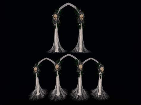 Second Life Marketplace Mc Halloween Skeleton Arch Set