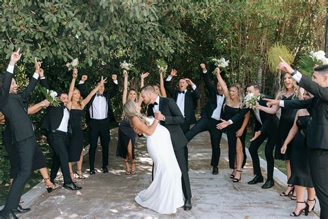 Ashley And Williams Modern Tropical Wedding In San Diego Brides