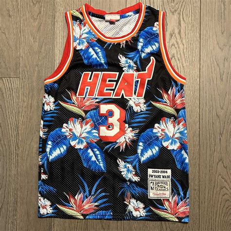 Mitchell And Ness × Nba Bootleg Dwayne Wade Miami Heat … Gem
