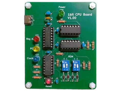 On Linkedin 1 Bit Cpu Diy Kit Does One Operation Very Well It Blinks An Led