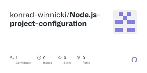 Konrad Winnicki On Linkedin Github Konrad Winnickinodejs Project Configuration
