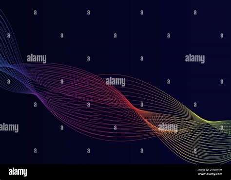 Data Visualization Dynamic Wave Pattern Vector Stock Vector Image And Art
