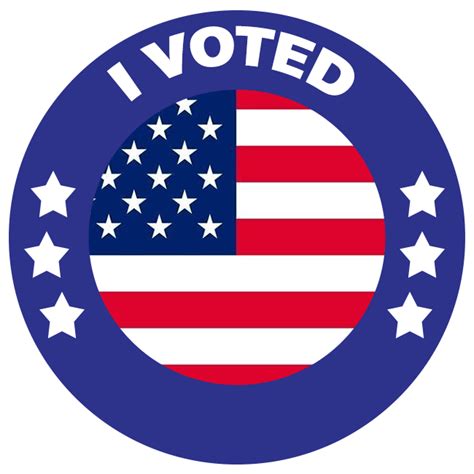 I Voted Sticker Png 2020 The Us Presidential Elections