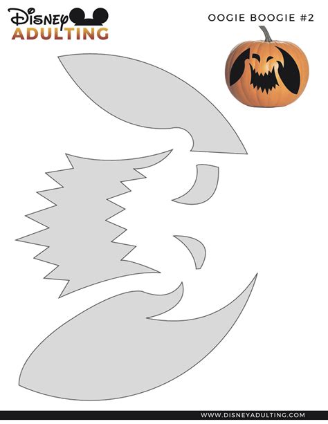 Oogie Boogie Pumpkin Stencil