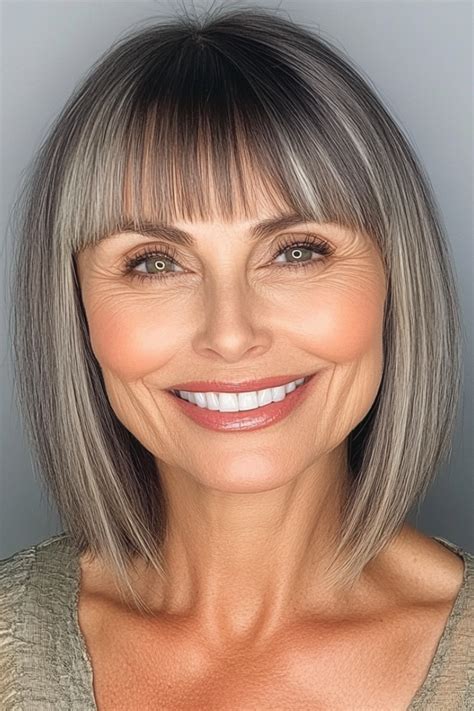 36 Hairstyles With Bangs That Make Ageless Beauty Easier Than Ever For