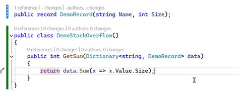 Linq C Dictionary Does Not Contain A Definition For Sum When Using