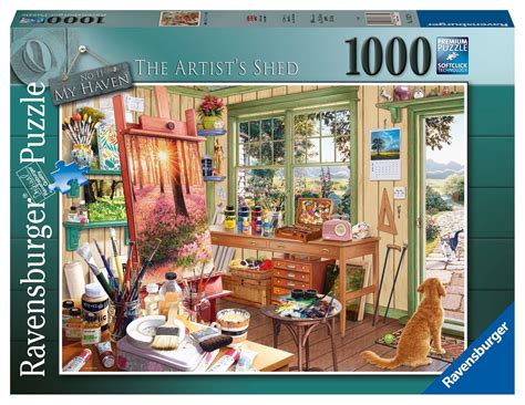 Ravensburger My Haven No 11 The Artists Shed 1000 Piece Puzzle The