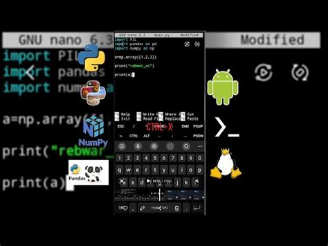 Linux And Python On Your Android Phone Termux Install Python Pandas Numpy Pillow Venv