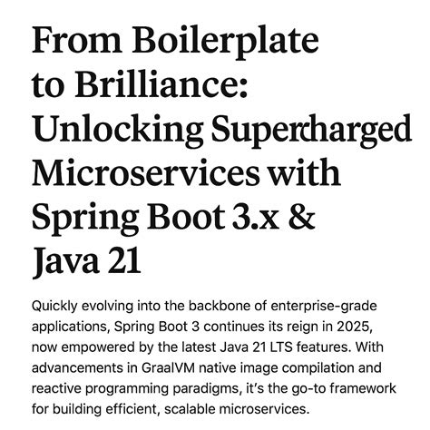 From Boilerplate To Brilliance Unlocking Supercharged Microservices
