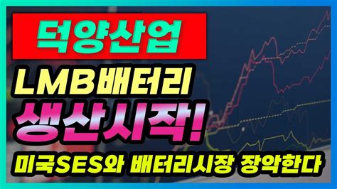 덕양산업 주가분석 Lmb배터리 생산시작 미국ses와 배터리시장 장악한다 덕양산업 목표가 Youtube