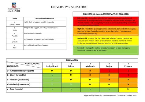 Free Printable Risk Matrix Templates Excel Word 3x3 5x5 Management