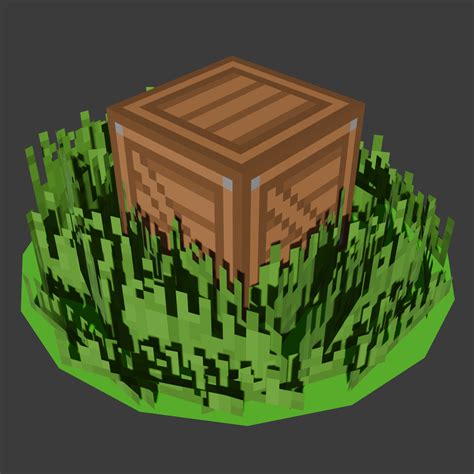 Low Poly Box In Grass By Helloworld0517 On Newgrounds