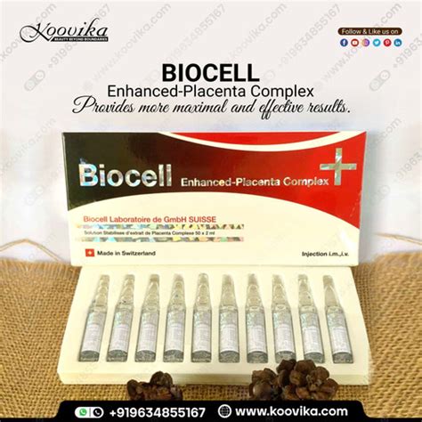 Biocell Enhanced Placenta Complex Injection Koovika