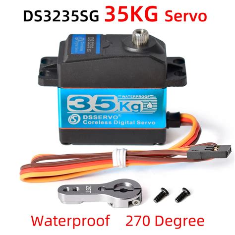 Dsservo Ds3235 7 4v 35kg 180 270 Degree 0 11 Sec 60° Waterproof Serv Rcdrone