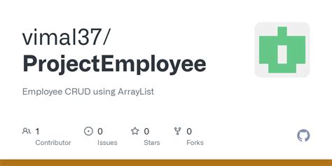 GitHub Vimal ProjectEmployee Employee CRUD Using ArrayList
