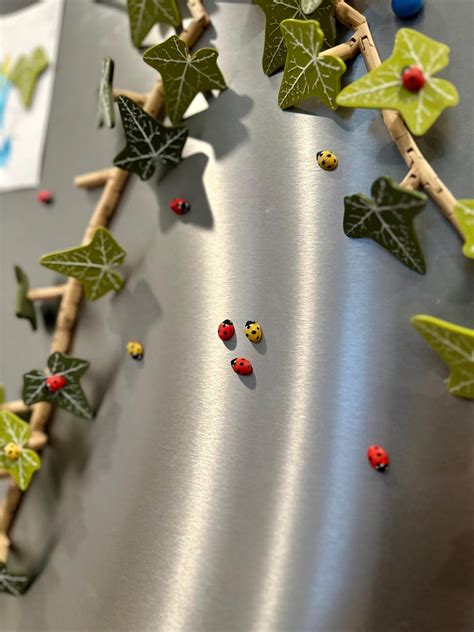 Tiny Ladybug Fridge Magnets Decorative Mini Magnet Set Etsy In 2025