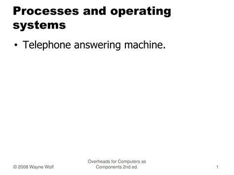 Ppt Processes And Operating Systems Powerpoint Presentation Free