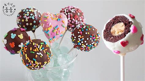 발렌타인데이 간단한 초콜릿 만들기 초코파이로 만든 초코 케이크팝 네이버 Tv