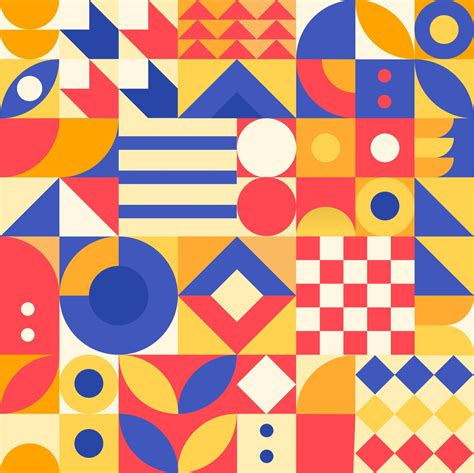Geometric Seamless Pattern Background 16434885 Vector Art At Vecteezy