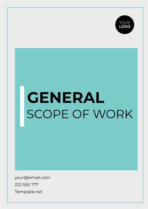 Free Fire Protection Scope Of Work Template To Edit Online