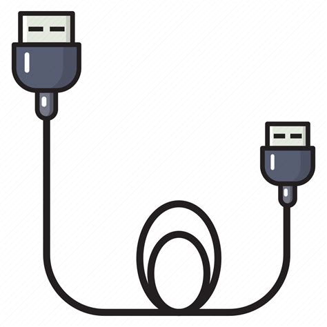 Cable Connector Technology Usb Wire Icon Download On Iconfinder