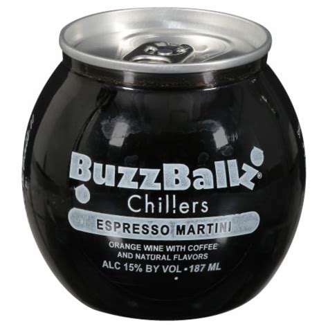 Buzzballz Espresso Martini Wine Cocktails 30 Proof 187 Ml Kroger
