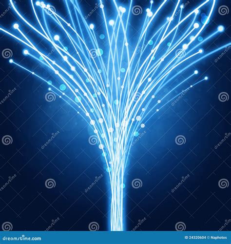 Abstract Of Fiber Optics Stock Illustration Illustration Of Background