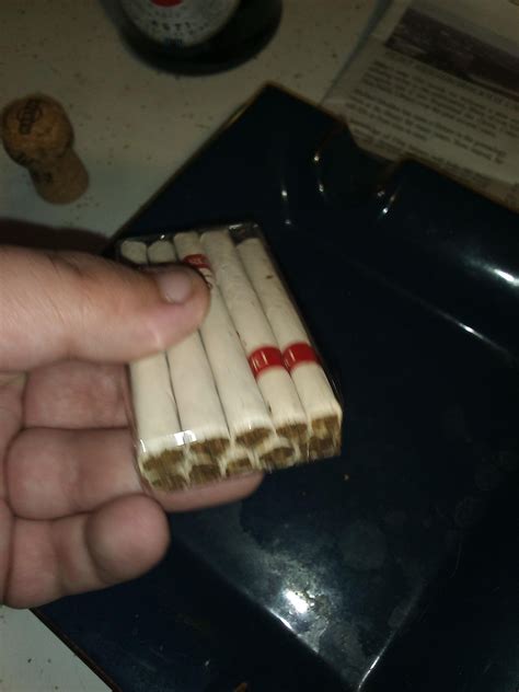 Unfiltered Djarum Safari Class B Cigarettes Found In The Humidor Of An