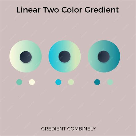 Premium Vector Gradient Color Palette With Vector Elements