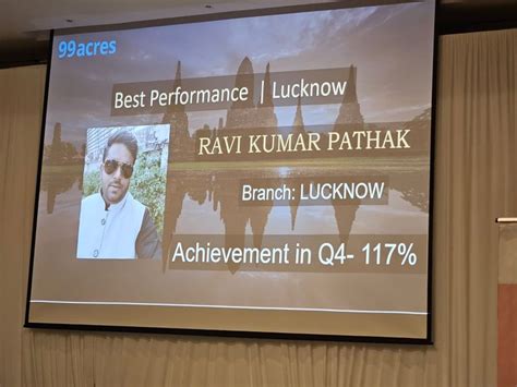 Ravi Kumar Pathak On Linkedin Thrilled To Receive The Best