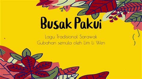 Busak Pakui Vokal Audio 30 Pendidikan Muzik Tahun 5 Youtube