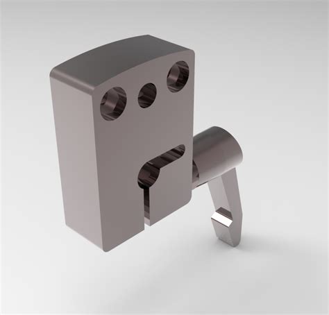 Solid Works 3d Cad Model Of Mounting Brackets 48x20x67 5 D 12 H 67 5