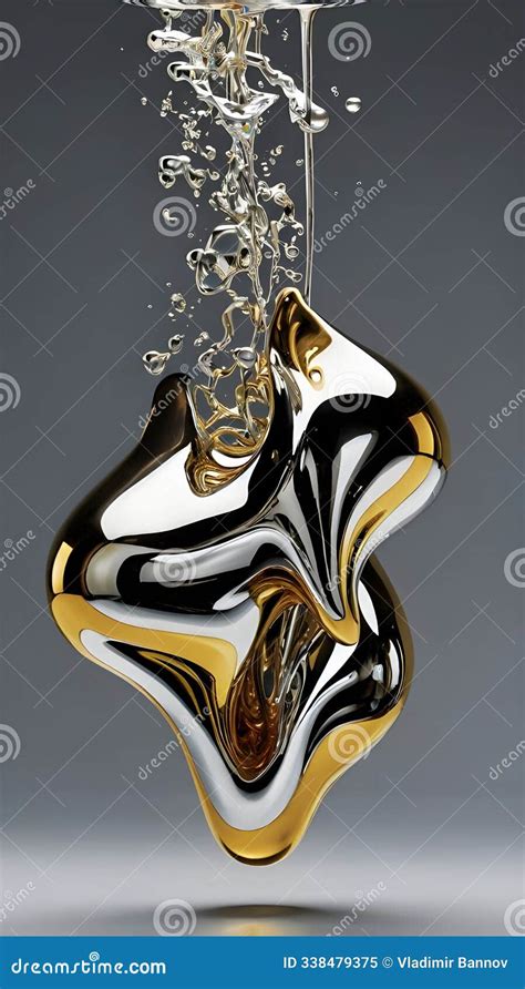a high concept image showing magnetic fields made visible stock