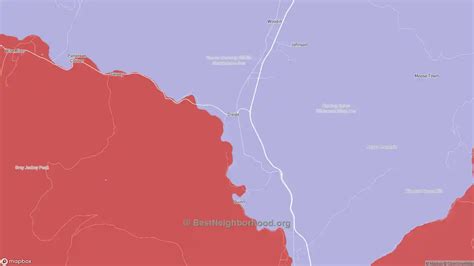 Divide Mt Political Map Democrat And Republican Areas In Divide