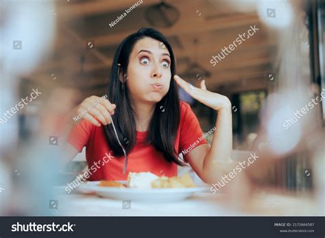 Greedy Hungry Customer Eating Hot MealẢnh Có Sẵn2172664587 Shutterstock