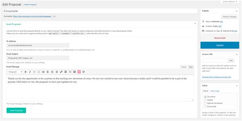 wp proposals wordpress plugin