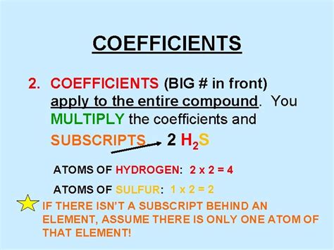 COUNTING ATOMS RULES FOR COUNTING ATOMS 1 SUBSCRIPTS