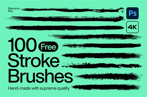 Free Paint Stroke Photoshop Brushes Resource Boy