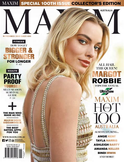 Margot Robbie Maxim Australia November 2019 Issue • Celebmafia