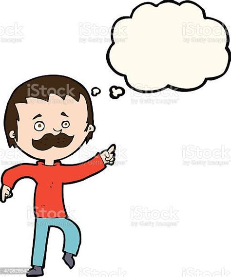 말풍선이 있고 손으로 가리키는 콧수염 남자 만화 캐릭터 2015년에 대한 스톡 벡터 아트 및 기타 이미지 2015년 귀여운 그리기 Istock