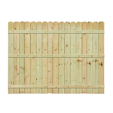 White 6 Ft Vinyl Fence Panels The Home Depot