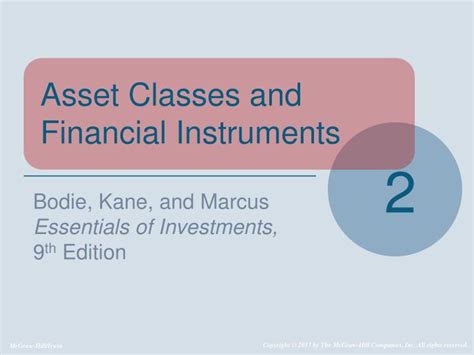 PPT Asset Classes And Financial Instruments PowerPoint Presentation Free Download ID