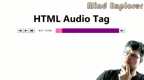 custom design of audio tag youtube